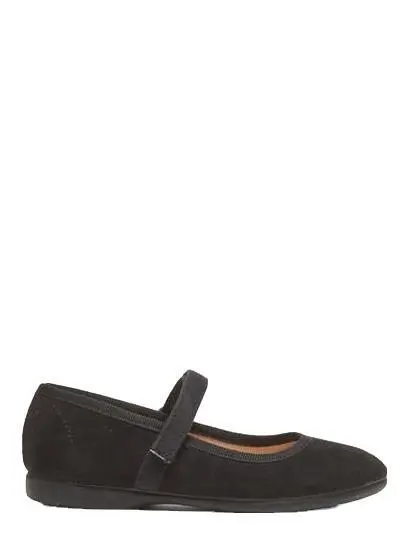 CHILDRENCHIC Suede Mary Jane - Black