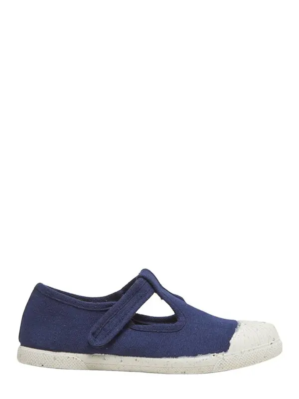 CHILDRENCHIC T-strap Canvas Sneakers - Navy