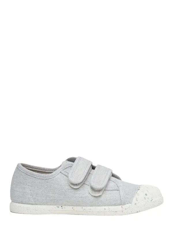 CHILDRENCHIC Double Strap Canvas Sneakers - Grey