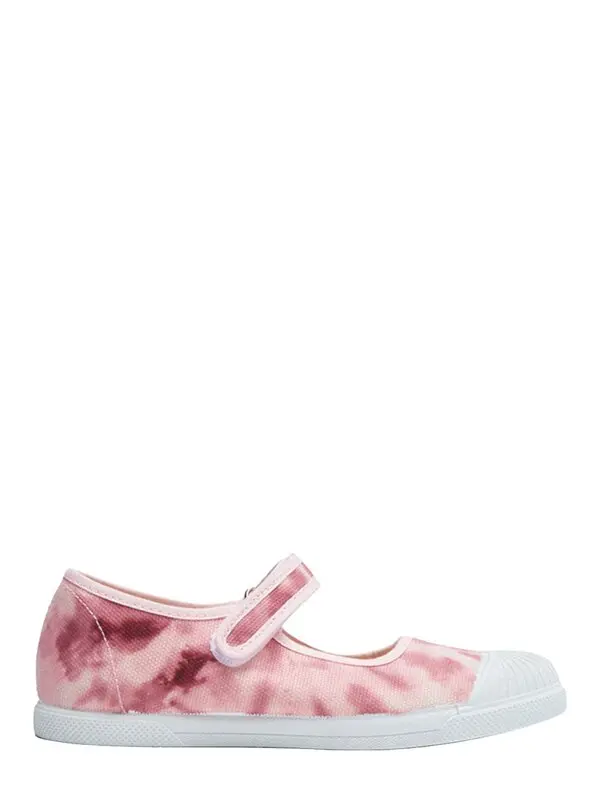 CHILDRENCHIC Tie-dye Mary Jane Canvas Sneakers - Tie Dye Pink