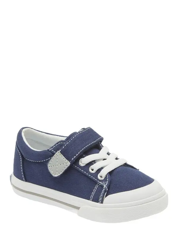 FOOTMATES Jordan Canvas Sneaker - Navy