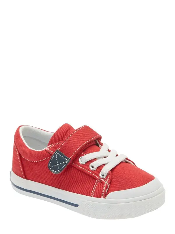 FOOTMATES Jordan Canvas Sneaker - Red