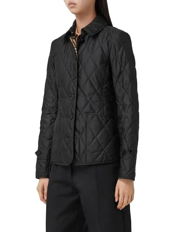 Burberry Fernleigh Thermoregulated Quilted Jacket - Black