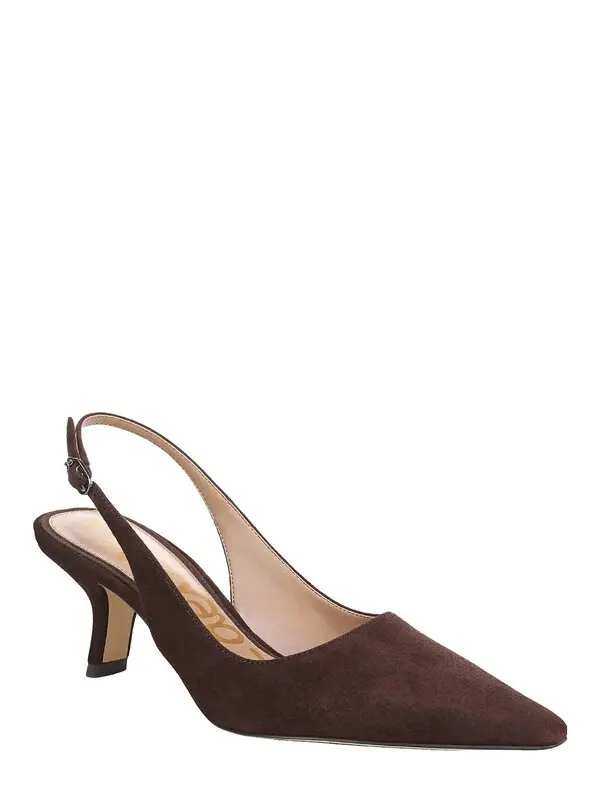 Sam Edelman Bianka Slingback Pumps - Cafe Noir