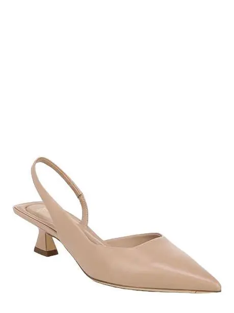 Franco Sarto Devin Kitten Heel Slingback Pump - Sand