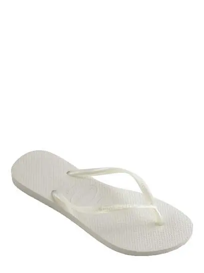 Havaianas Slim Flip Flop - White/white