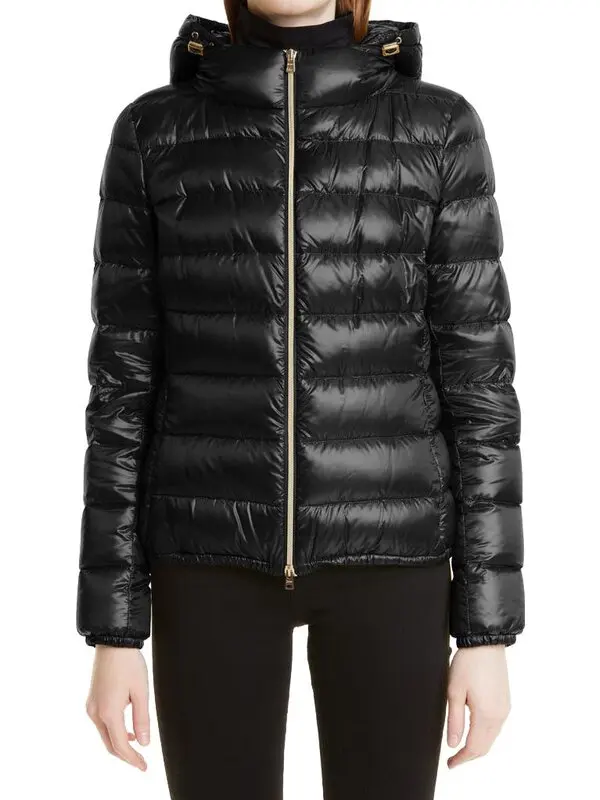 Herno Giada Hooded Down Puffer Jacket - 9300/black