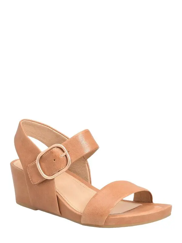 SOFFT Vaya Wedge Sandal - Luggage