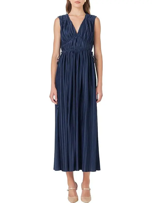 Endless Rose Sleeveless Maxi Dress - Navy