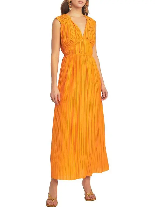 Endless Rose Sleeveless Maxi Dress - Orange