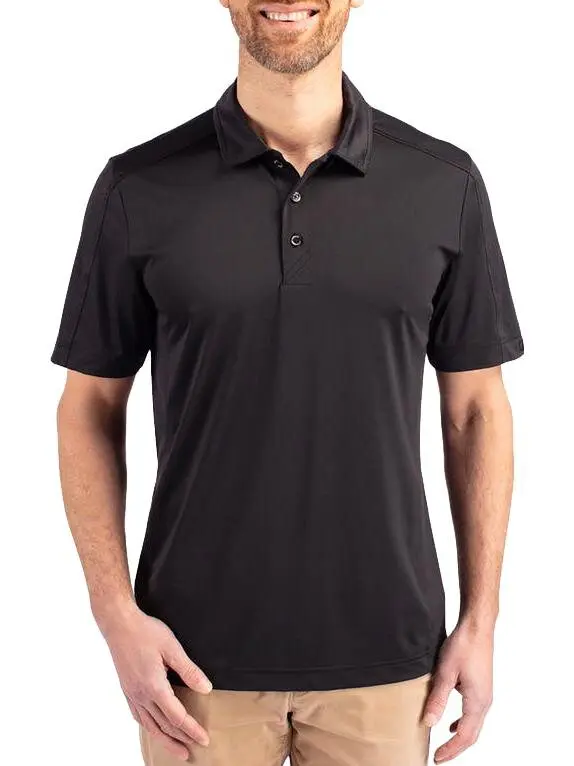 Cutter & Buck Prospect Textured Stretch Polo - Black