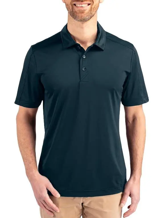 Cutter & Buck Prospect Textured Stretch Polo - Black