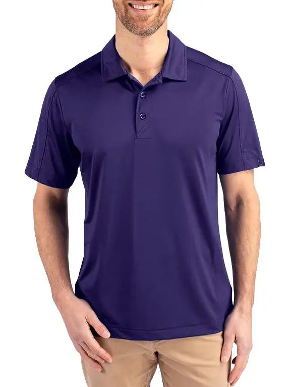 Cutter & Buck Prospect Textured Stretch Polo - College Purple