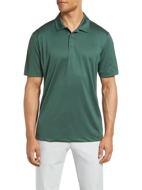 Cutter & Buck Prospect Textured Stretch Polo - Hunter