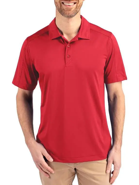 Cutter & Buck Prospect Textured Stretch Polo - Red