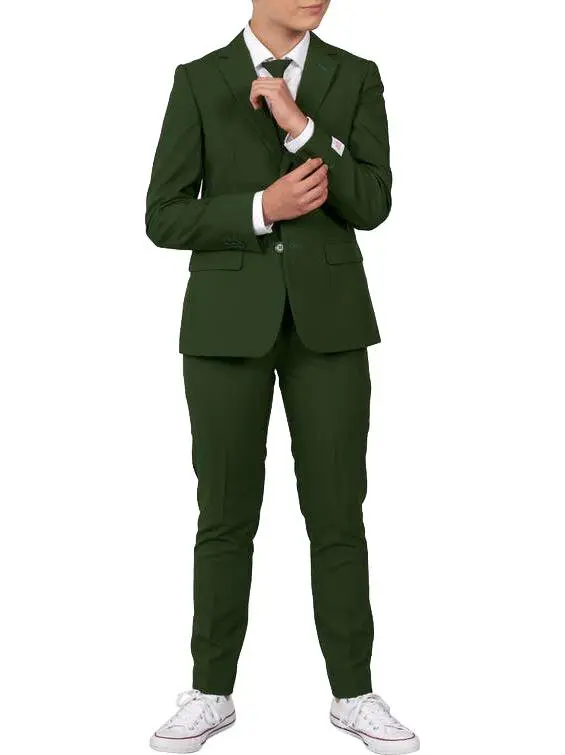 Opposuits Glorious Two-piece Suit With Tie - Green