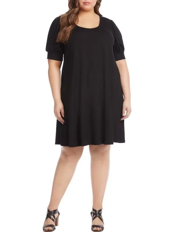 Karen Kane Erin A-line Dress - Black