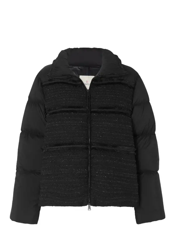 Moncler Aucun Quilted Down Jacket - Black
