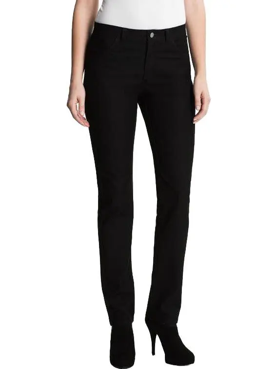 Lafayette 148 New York Thompson Slim Stretch Jeans - Black