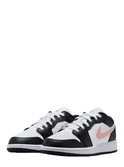 JORDAN Air 1 Low Sneaker - White/black/rust Pink