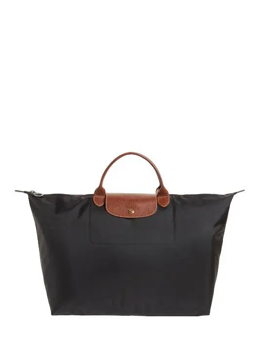 Longchamp Large Le Pliage Original Travel Bag - Black