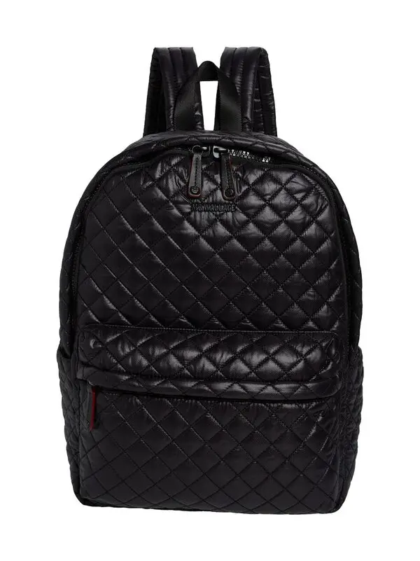Mz Wallace Metro Ii Quilted Nylon Backpack - Black
