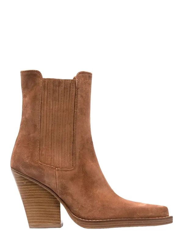 Paris Texas Tapered-heel 90mm Boots - Brown