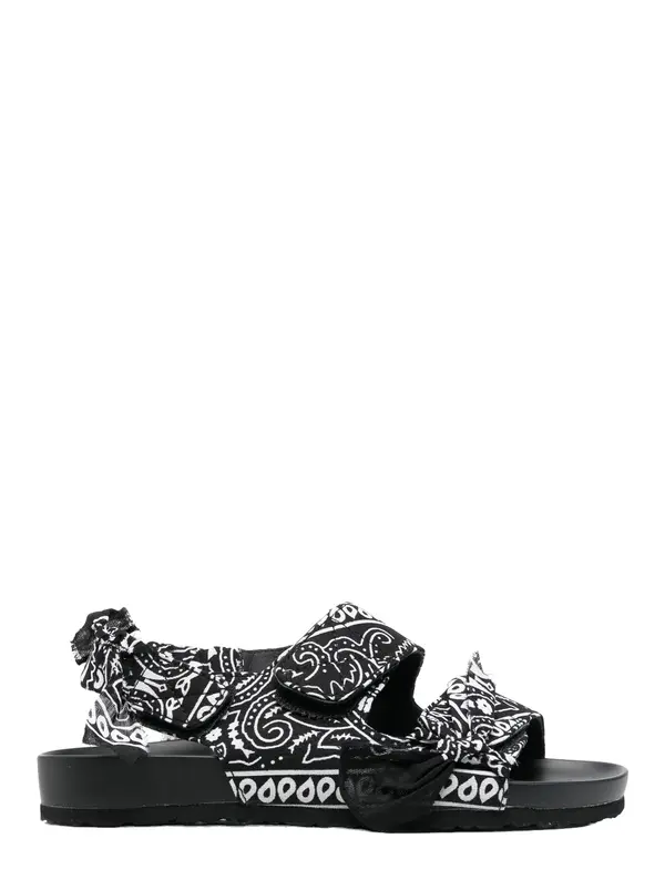 ARIZONA LOVE Bandana Sandals - Black