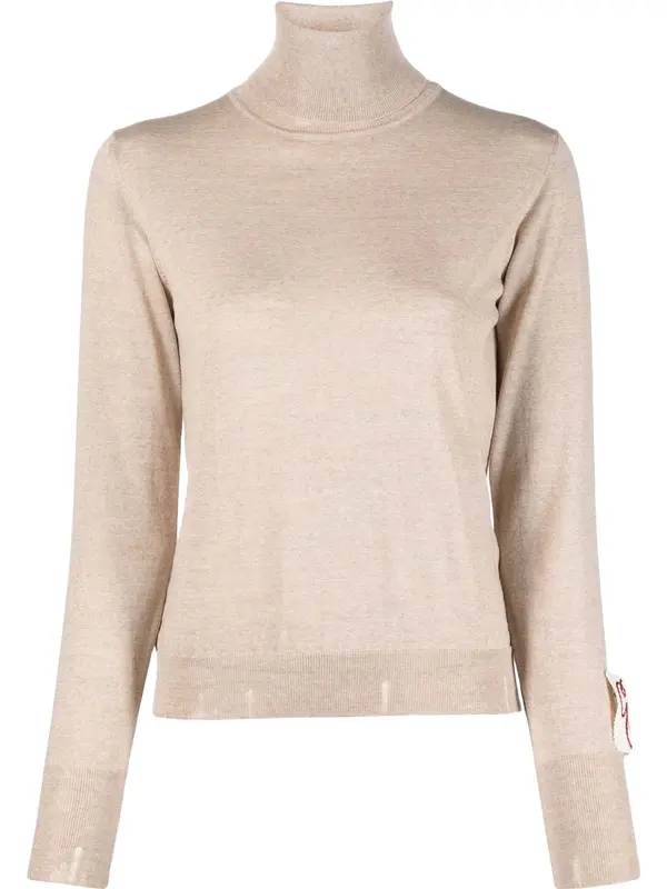 Golden Goose Distressed Virgin Wool Jumper - Neutrals