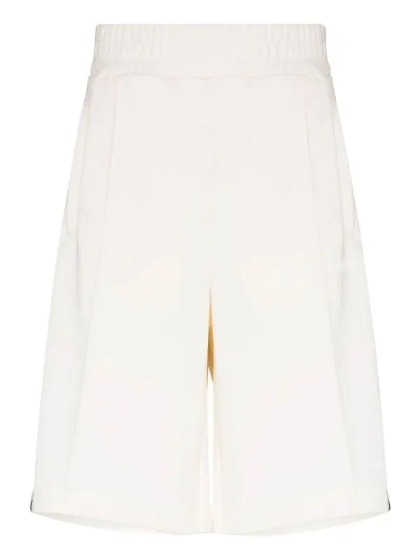 Palm Angels Logo-print Track Shorts - Neutrals