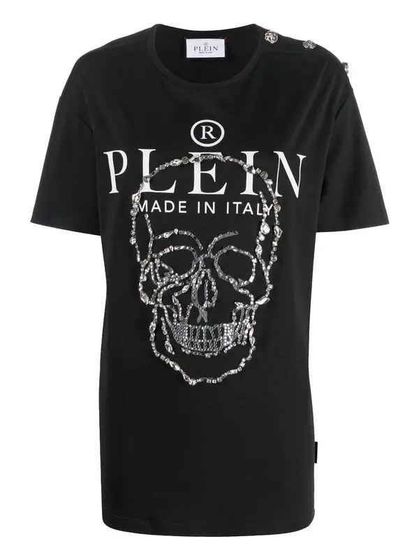 Philipp Plein Logo-print Short-sleeve T-shirt - Black