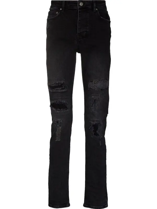 Ksubi Straight-leg Skinny Jeans - Black