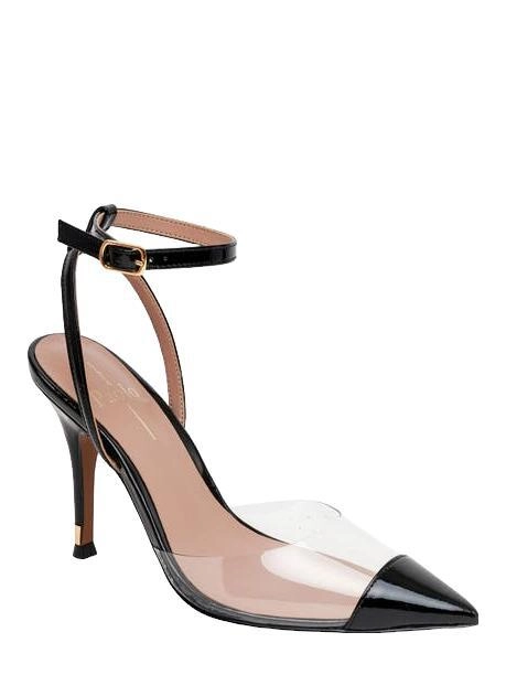 Linea Paolo Yuki Stiletto Pumps - Clear/black