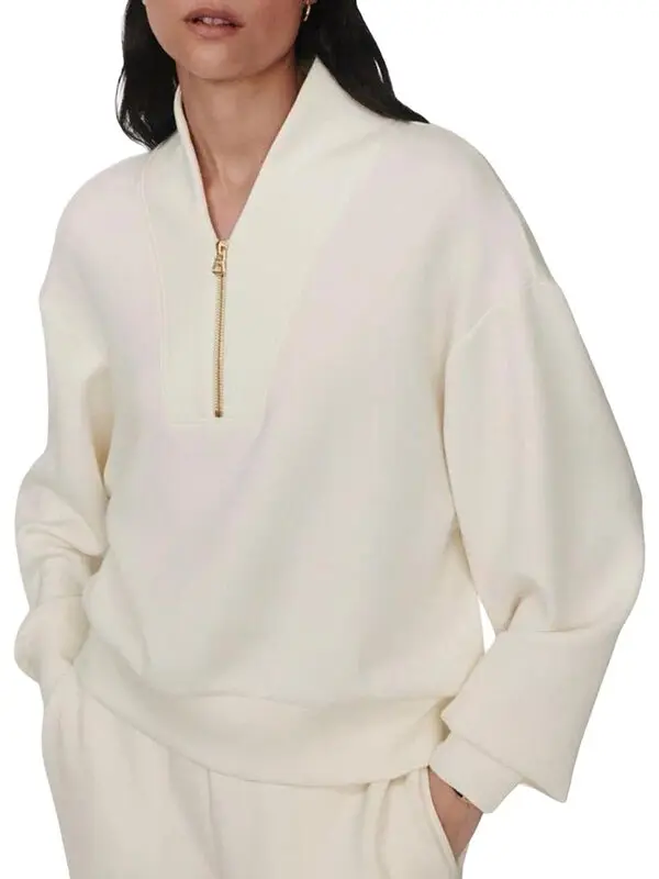 Varley Davidson Partial-zip Sweatshirt - Pristine