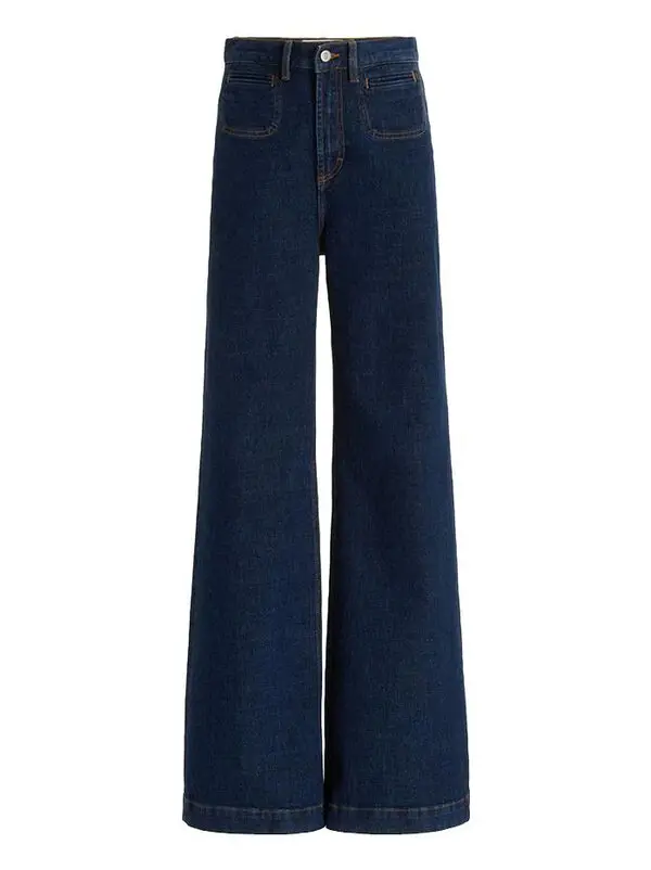 JEANERICA Roma Stretch High-rise Flared-leg Jeans - Dark Wash