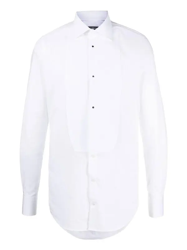 Dolce & Gabbana Dart-detail Cotton Shirt - White