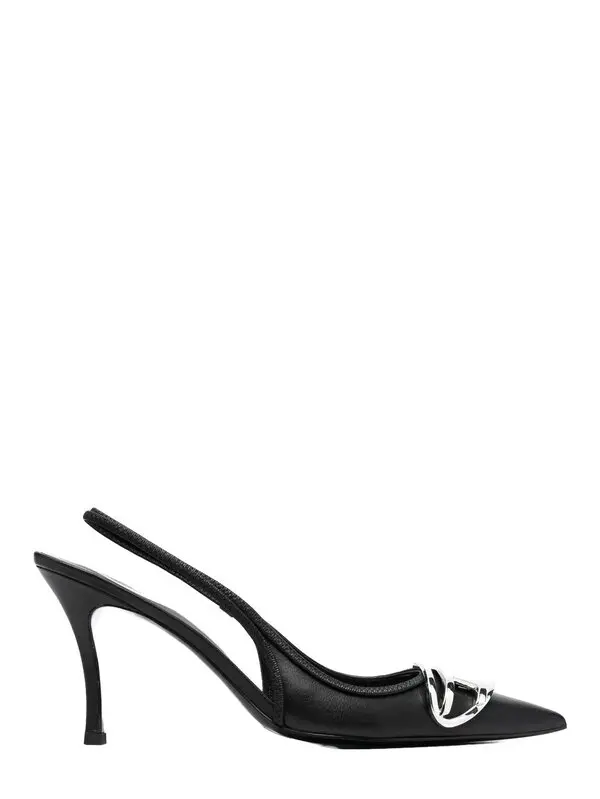 DIESEL® D-venus 80mm Slingback Pumps - Black