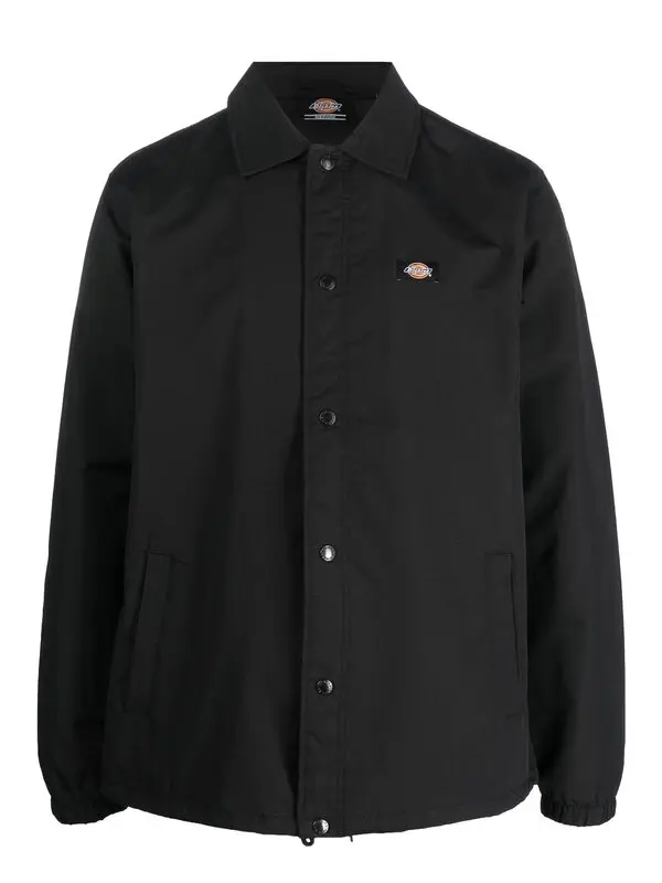 Dickies Logo-patch Long-sleeve Jacket - Black