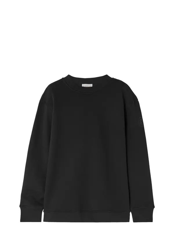Moncler Paneled Sweatshirt - Black