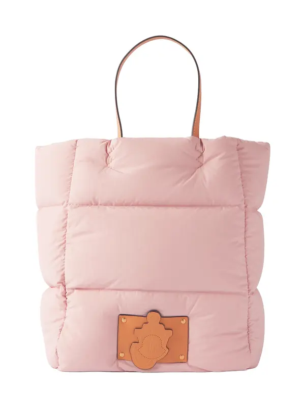 Moncler Jw Anderson Quilted Nylon Tote - Pink