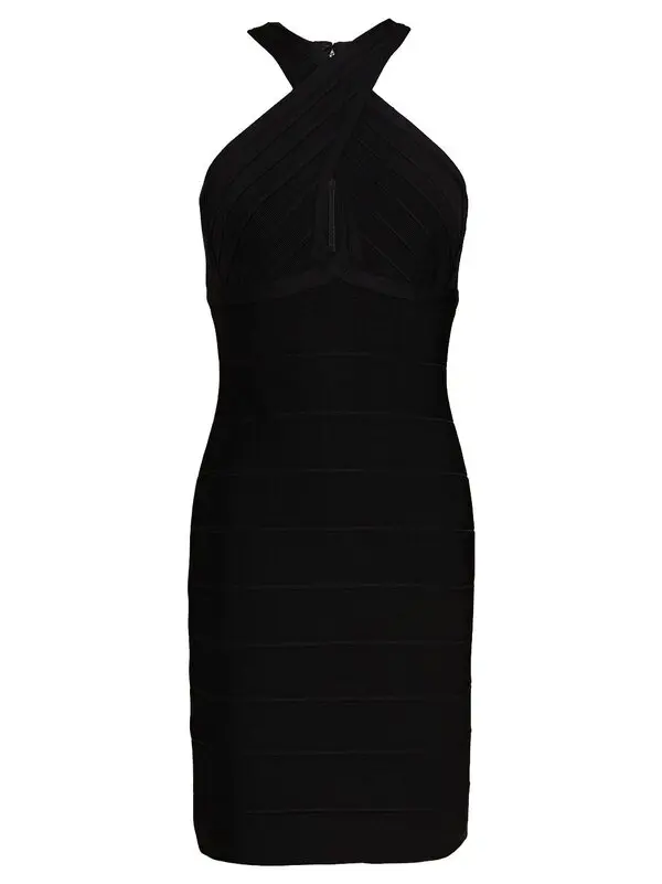 Herve Leger Bandage Mini Dress - Black