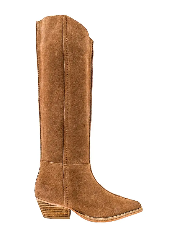 Free People Sway Low 2.0 Slouch Boots - Tan