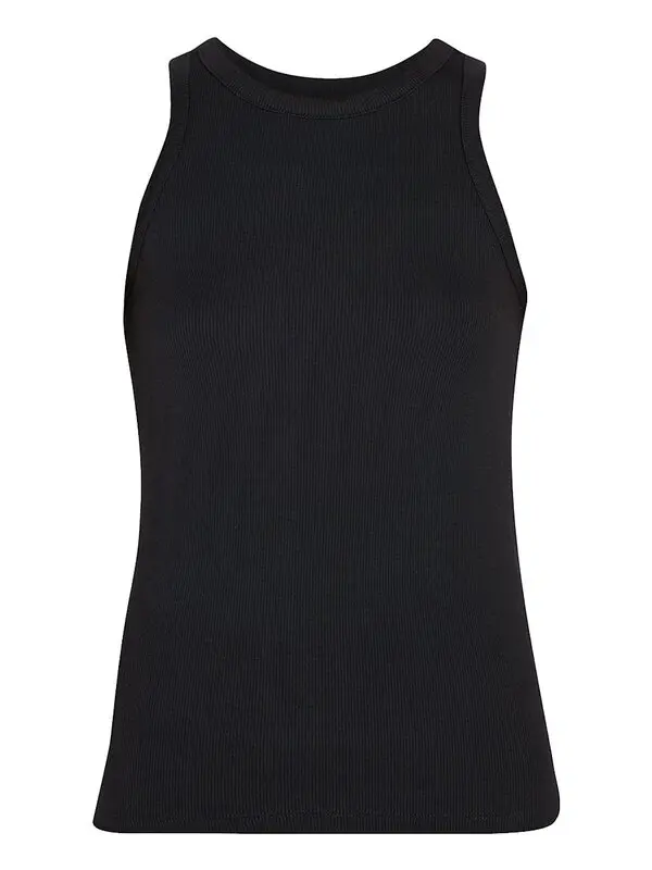 Splits59 Kiki Rib Racerback Tank - Onyx