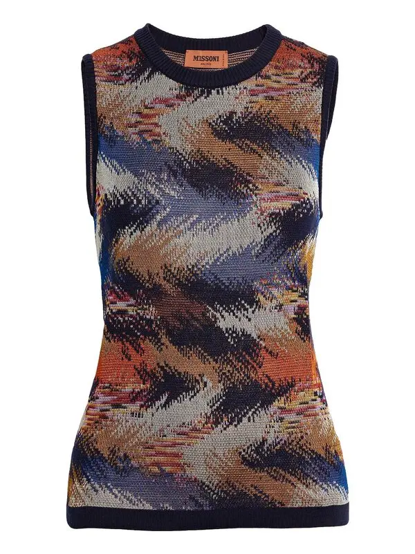 Missoni Crochet-knit Tank - Multicolor
