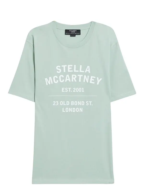 Stella McCartney Printed Cotton-jersey T-shirt - Mint