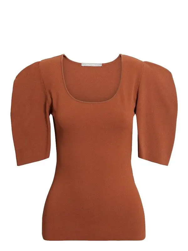 Stella McCartney Crepe Top - Tan