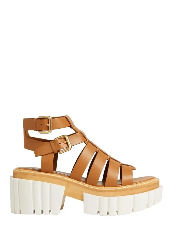 Stella McCartney Platform Sandals - Camel