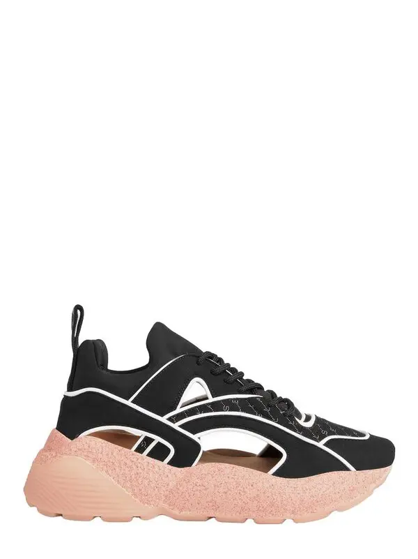 Stella McCartney Logo-print Sneakers - Black