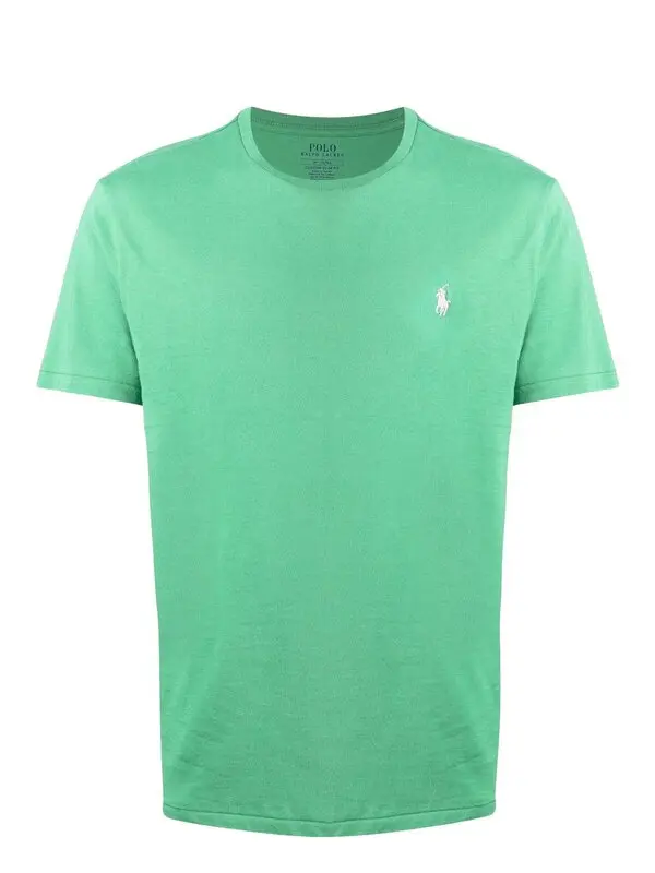 Polo Ralph Lauren Logo-embroidered Cotton T-shirt - Green