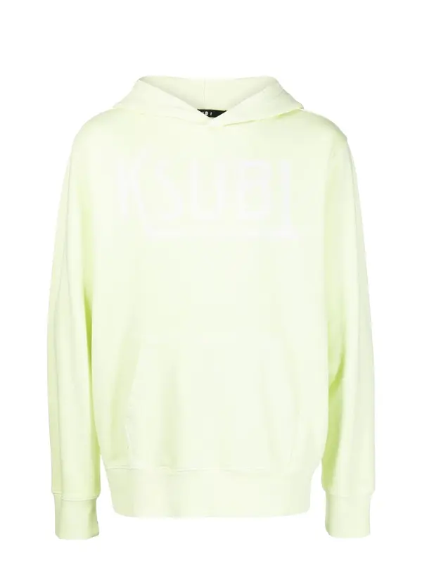 Ksubi Logo-print Cotton Hoodie - Green